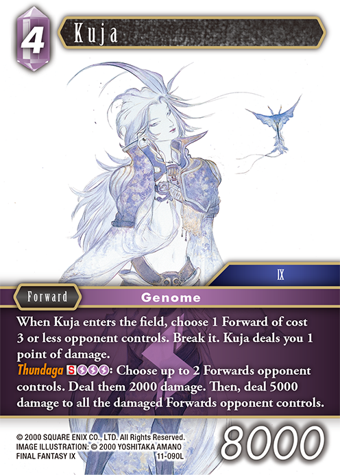 Opus XI Card of the Week - Kuja | FF Trading Card Game