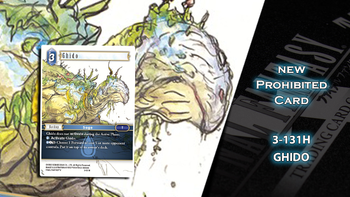 Prohibited card arbitration, March 26th | FF Trading Card Game