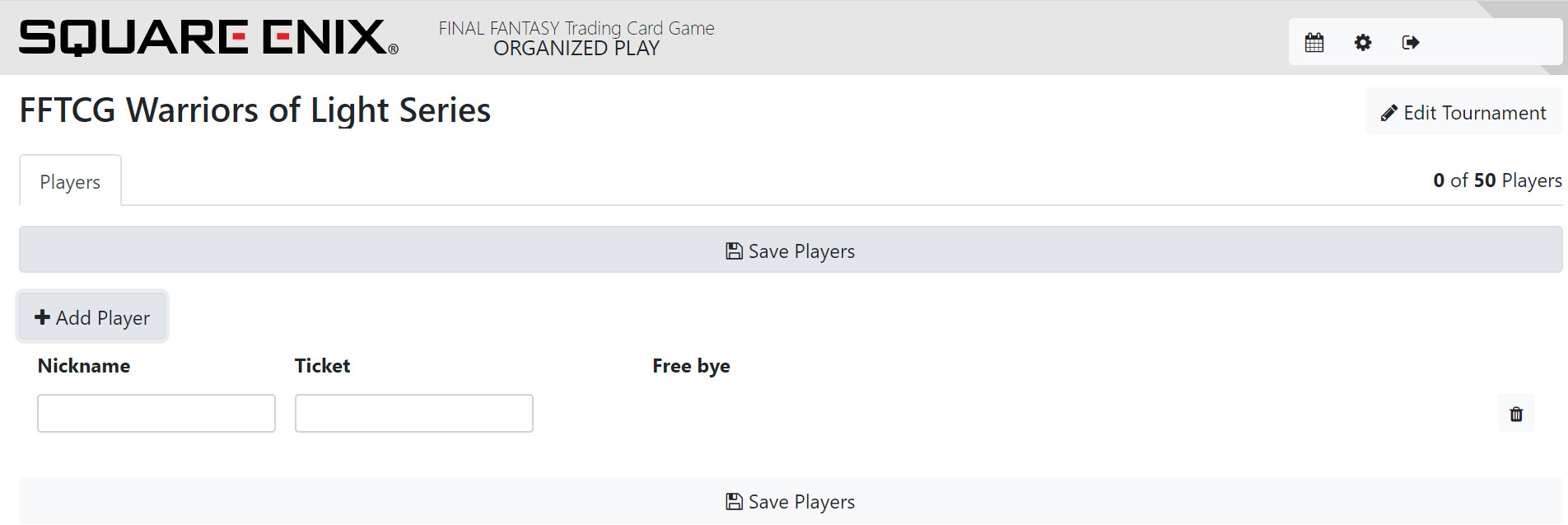 Finding Events | FF Trading Card Game